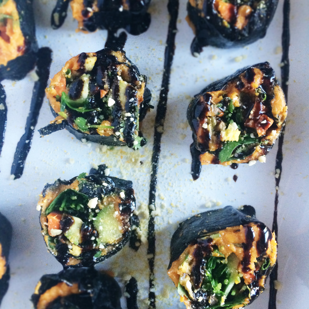 Sweet Potato Vegan Sushi Rolls | foodscape