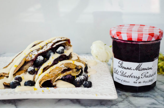 Gluten-Free Blueberry Lemon Ricotta Crepes | foodscape